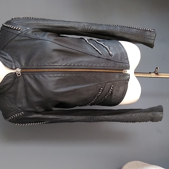 BOBO | Jackets & Coats | Bobo Leather Jacket | Poshmark